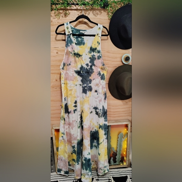 EARTHBOUND | Pants & Jumpsuits | Earthbound Tye Dye Jumpsuit | Poshmark